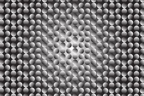 검은 배경에 원활한 원형 그라데이션 패턴 프리미엄 벡터