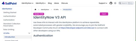 new release api specs now available for download community updates sailpoint developer