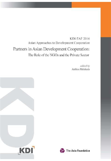 Pdf Csos In Indian Development Cooperation Towards An Enabling Environment