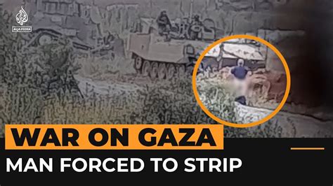 Video Shows Palestinian Man Forced To Strip By Israeli Soldiers Al