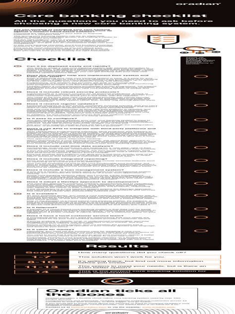 Core Banking Checklist V4 Pdf Computer Security Security