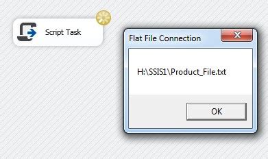 Microsoft Business Intelligence Reading Connection String From Flat