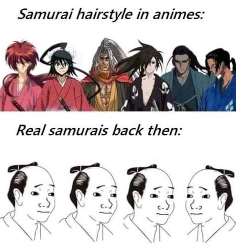 Virgin Anime Samurai Vs Chad Real Samurai R Historymemes