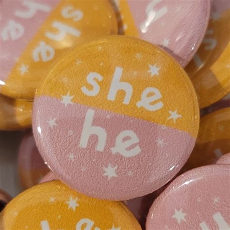 Pronoun Pin Shehe Upwards Art