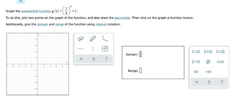 solved graph the exponential function g x 3 ₁ to do