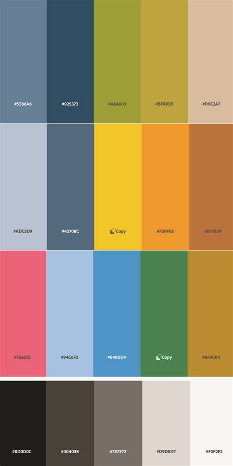 Color Schemes Used In Art Project