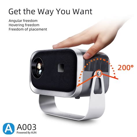 A Lumens X P Degree Rotating LED Mini Android Projector AU Plug Alexnld Com