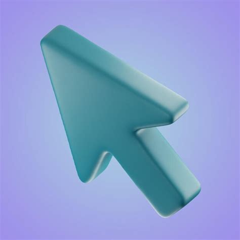 Premium Photo Premium Cursor Icon D Rendering On Isolated Background