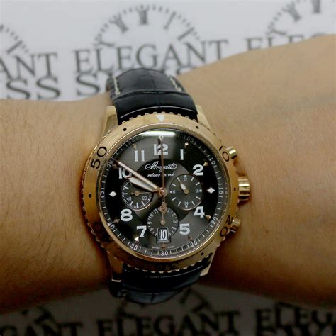 Breguet Type Xxi Transatlantique Fly Back 18k Rose Gold 43mm Ruthenium
