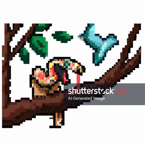 Pixel Art Vectorstyle Image Large Python Ai Generated Image 2346339813 Shutterstock