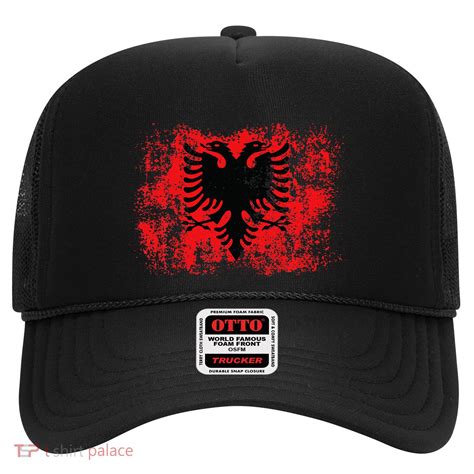Albanian Flag Retro Proud Albanian Patriot Albania Hat Tshirtpalace