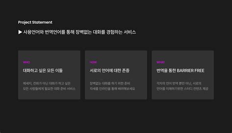 대화번역 서비스 Inline Uiux 디자인 제안 Behance
