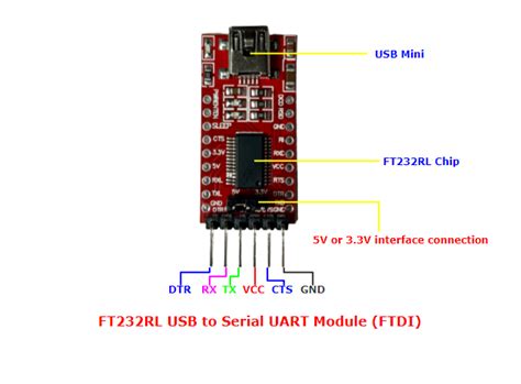 Program Arduino Pro Mini With FTDI FT RL USB To TTL