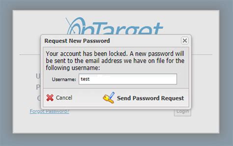 Password Reset Ontarget Knowledge Base
