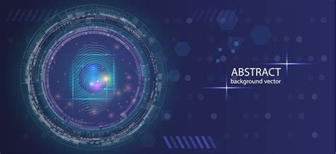 Premium Vector Abstract Digital Conceptual Fingerprint Technology