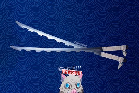 Inosuke Sword Template