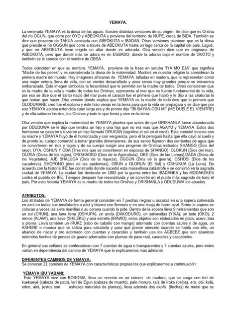 Yemayá Pdf