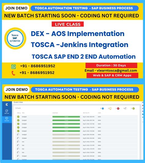 tosca sap automation testing by govind on linkedin best real time