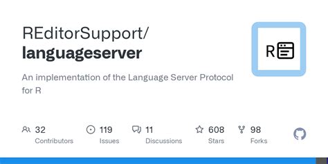 Github Reditorsupportlanguageserver An Implementation Of The