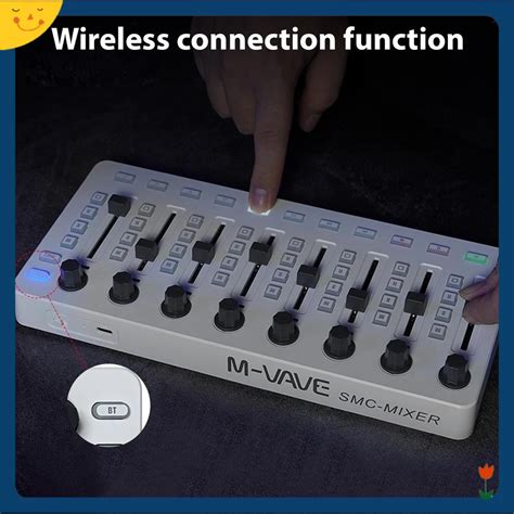 Midi Controlle MIDI ผสมคอนโซล 43 ปุ ่ ม 8 ปุ ่ ม 8 ปุ ่ ม BT การเชื ่ ...