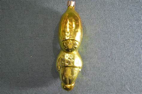 Купить Игрушка елочная Мальчик шишка стеклянная Новогодняя Стекло подвесная 3 СССР