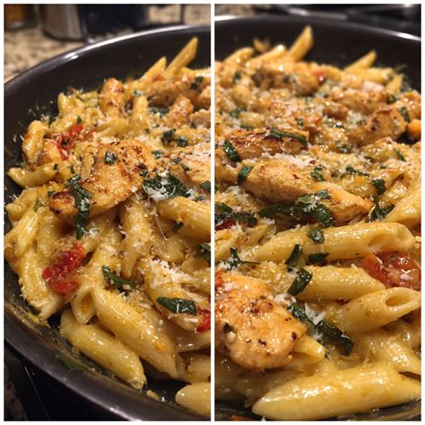 One Pan Garlic Parmesan Chicken Pasta Recipe