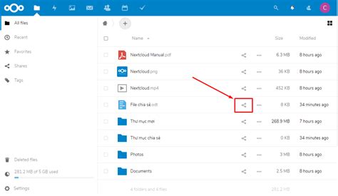 Nextcloud Part 7 Share File Và Folder Blogcloud365
