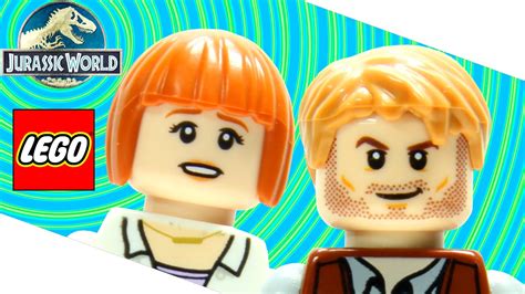 Lego Jurassic World Owen And Claire Animated Build Youtube
