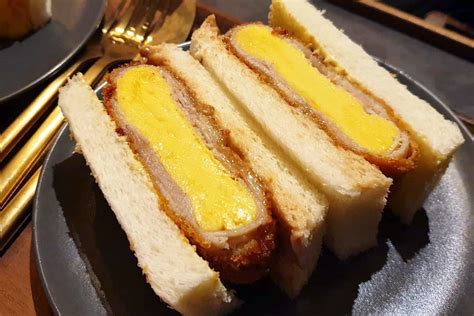 首爾美食2021韓國首爾弘大早餐之選 吉列豬扒玉子三文治吉列玉子燒流心芝士三文治 U Food