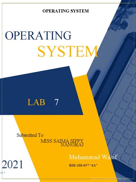 Operating System Lab 7 Pdf