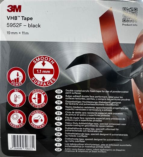 3m 5952 Vhb Tape Embossing And Tape Supplies Pty Ltd