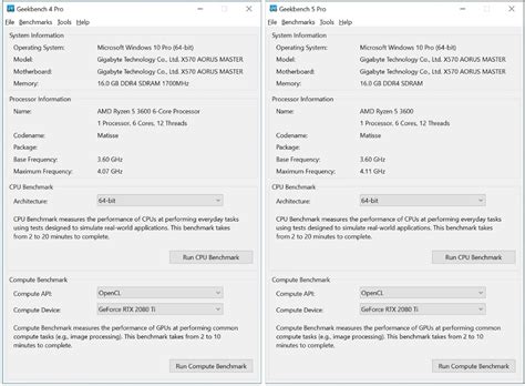 12 CPUs Tested On Geekbench 5 And Geekbench 4 Legit Reviews
