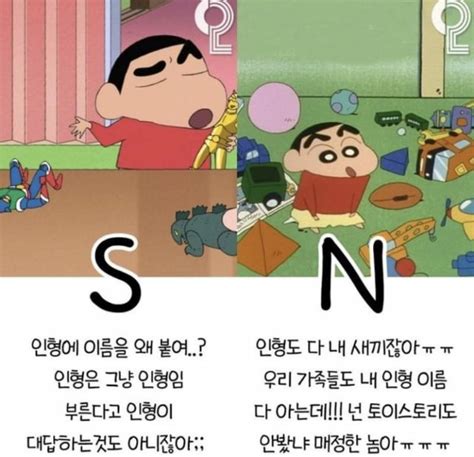 Mbti S와 N의 차이 익들은 오때 인스티즈instiz 일상 카테고리