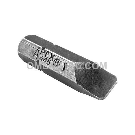 445 1X Apex Slotted Bit 1 4 Hex Insert Dotco Tool