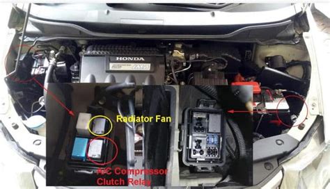 Предохранители Хонда Инсайт 2 и реле с обозначением и схемами блоков