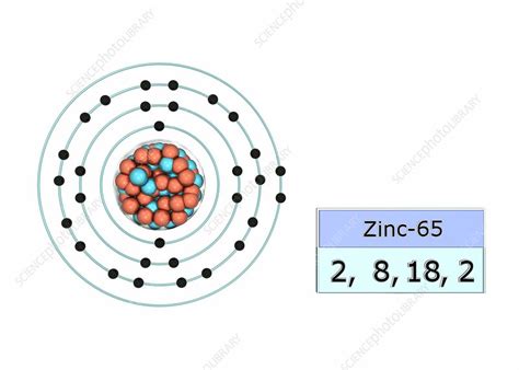 Zinc Electron Configuration Stock Image C0295029 Science Photo Library