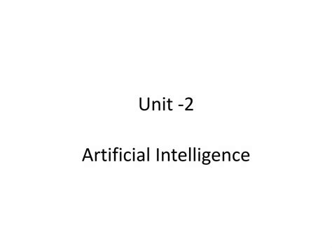 Pdf Unit 2 Artificial Intelligence Dokumentips