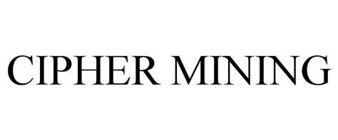 Cipher Mining Technologies Inc Trademarks And Logos