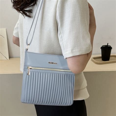 드레시백 에르빈 사각 미니 핸드백 숄더 크로스백 플리츠 셔링 주름 콤비 직장인 출근룩 데일리 간편 가벼운 데일리백