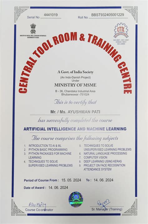 ayushman pati on linkedin internship ai machinelearning