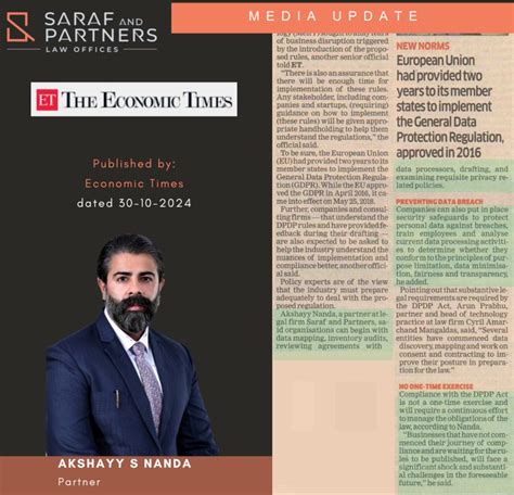 Saraf And Partners On Linkedin Dpdpa Dataprotection Databreach Dataprivacy Sarafandpartners…