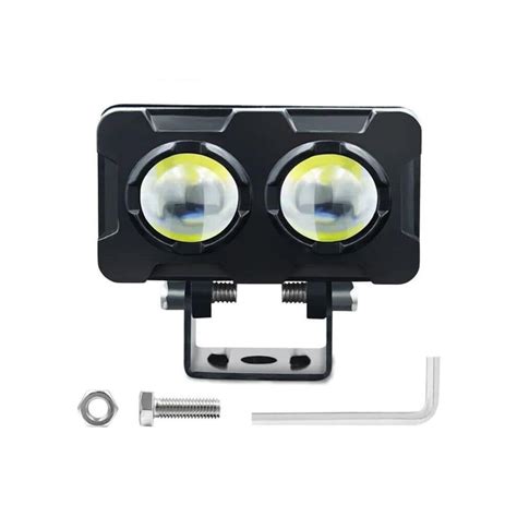 Gex 6 Led 3000k 6200k 1200lm Motorcycle White Super Bright Fog Lights