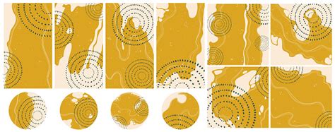 소셜 미디어 스토리 게시물 텍스트 복사 공간이 있는 템플릿을 강조합니다 텍스트가 있는 최소한의 스타일로 창의적인 추상 배경 집합입니다 소셜 미디어 배너를 위한 배경 디자인