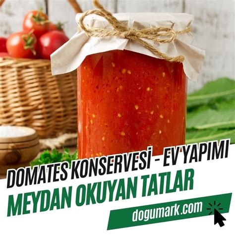 Domates Konservesi 660cc Ev Yapımı Doğumark