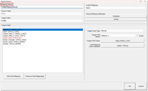 EQuIS Link Data Mapping
