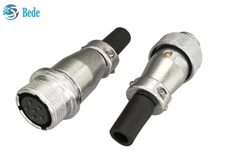 2 3 4 Pin Circular Connectors Plug And Socket Docking Connectors 25a 500v