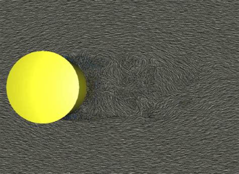 Visualization Of A Large Eddy Simulation Of The Flow Around A Cylinder Download Scientific