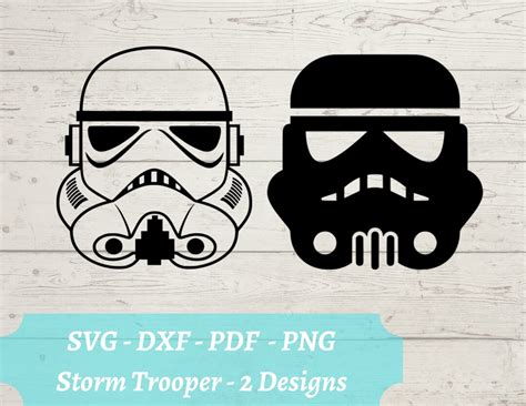 Storm Trooper Svg File Star Wars Storm Trooper Helmet Download Digital