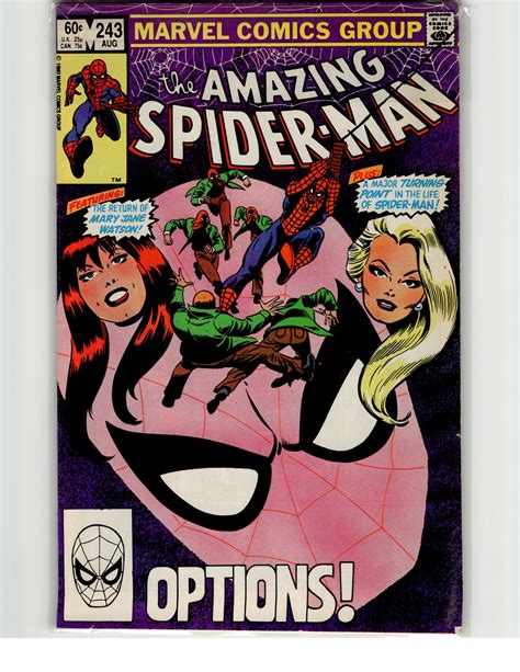 The Amazing Spider Man 243 1983 Spider Man Comic Books Bronze