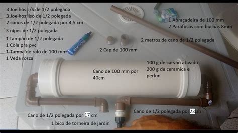 Filtro Caseiro Para Aquário E Lagos Youtube